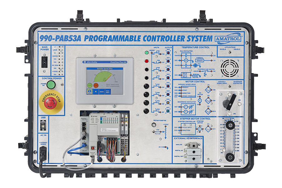 Portable PLC Learning System (Allen-Bradley ControlLogix)