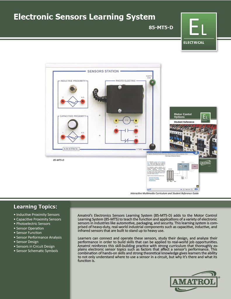 Electronic Sensors Training System | Amatrol