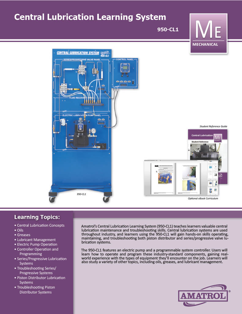 Central Lubrication Training System | Amatrol