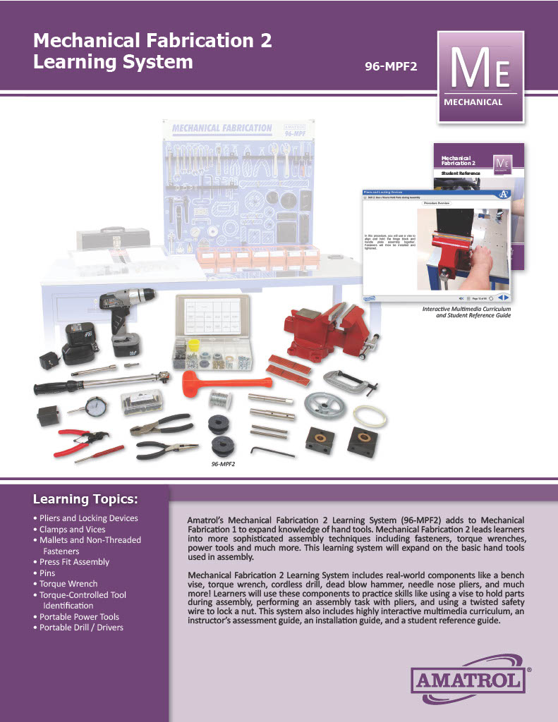 Mechanical Fabrication 2 Learning System | Amatrol